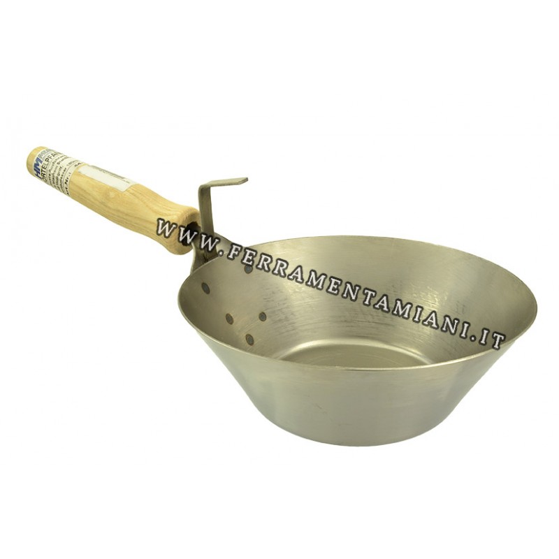 PENTOLINO METALLO CON MANICO IN LEGNO DA 180 MM HM MULLNER ART. 4418 7006