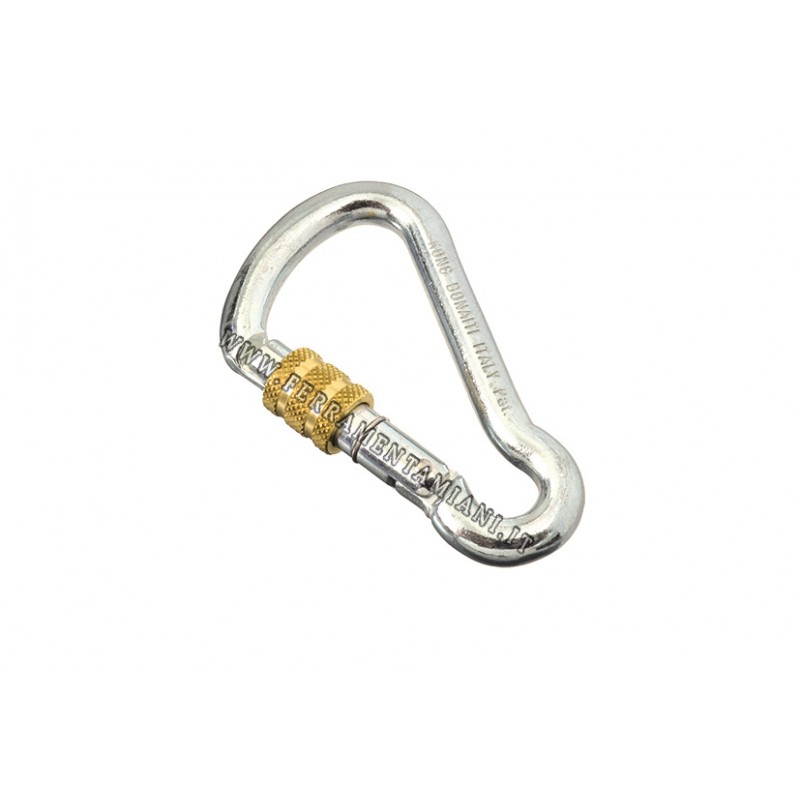 MOSCHETTONE DA POMPIERE CON GHIERA 10 MM CARCANO ART. A080K100 8124