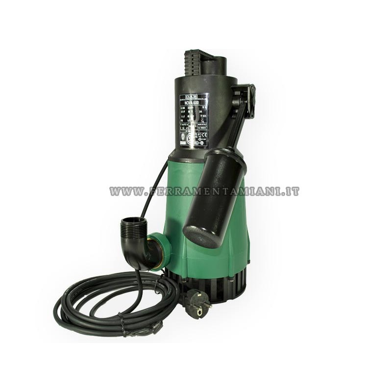 POMPA MONOFASE A IMMERSIONE DAB NOVA 600 MA CON GALLEGGIANTE 8198