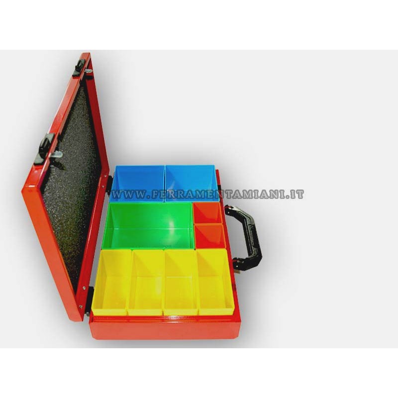 VALIGETTA METALLICA CON 9 DIVISORI HM MU LLNER MOD. SK709 8312
