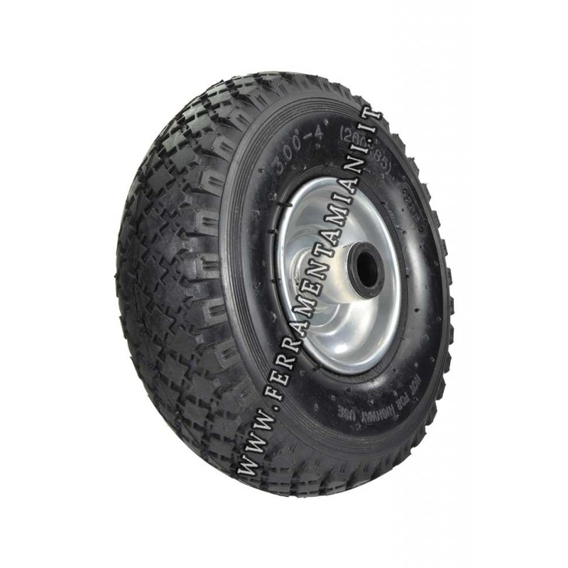 RUOTA PNEUMATICA 260 MM CERCHIO IN FERRO 8550