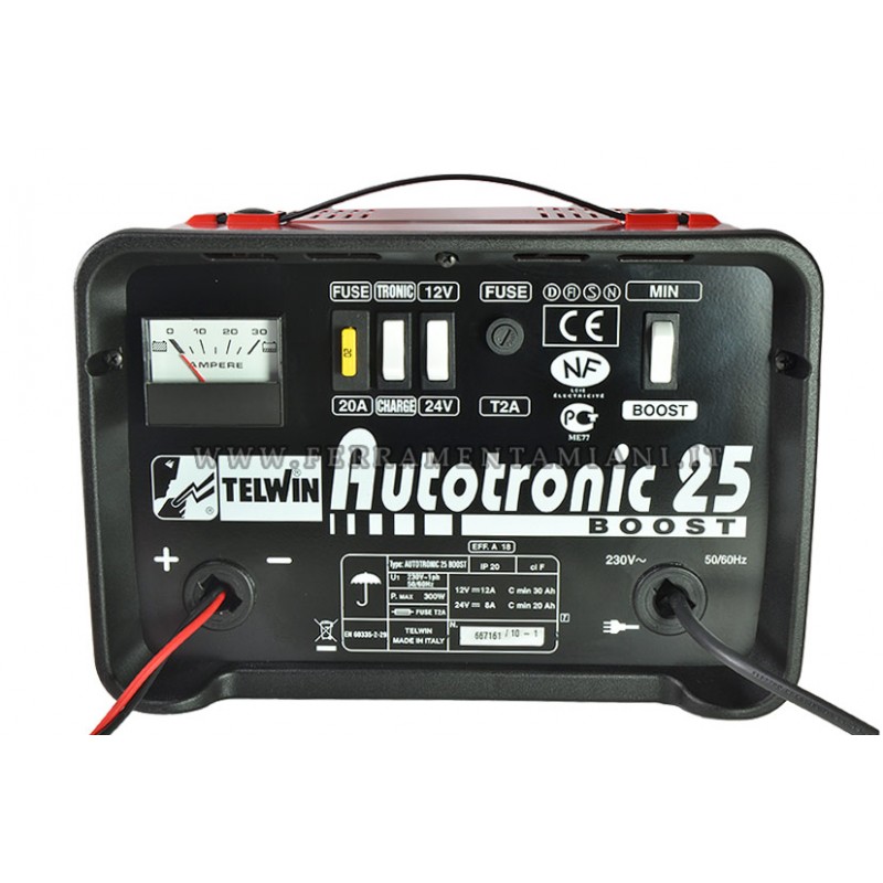 CARICABATTERIA TELWIN AUTOTRONIC 25 BOOS T ART. 807540 7260